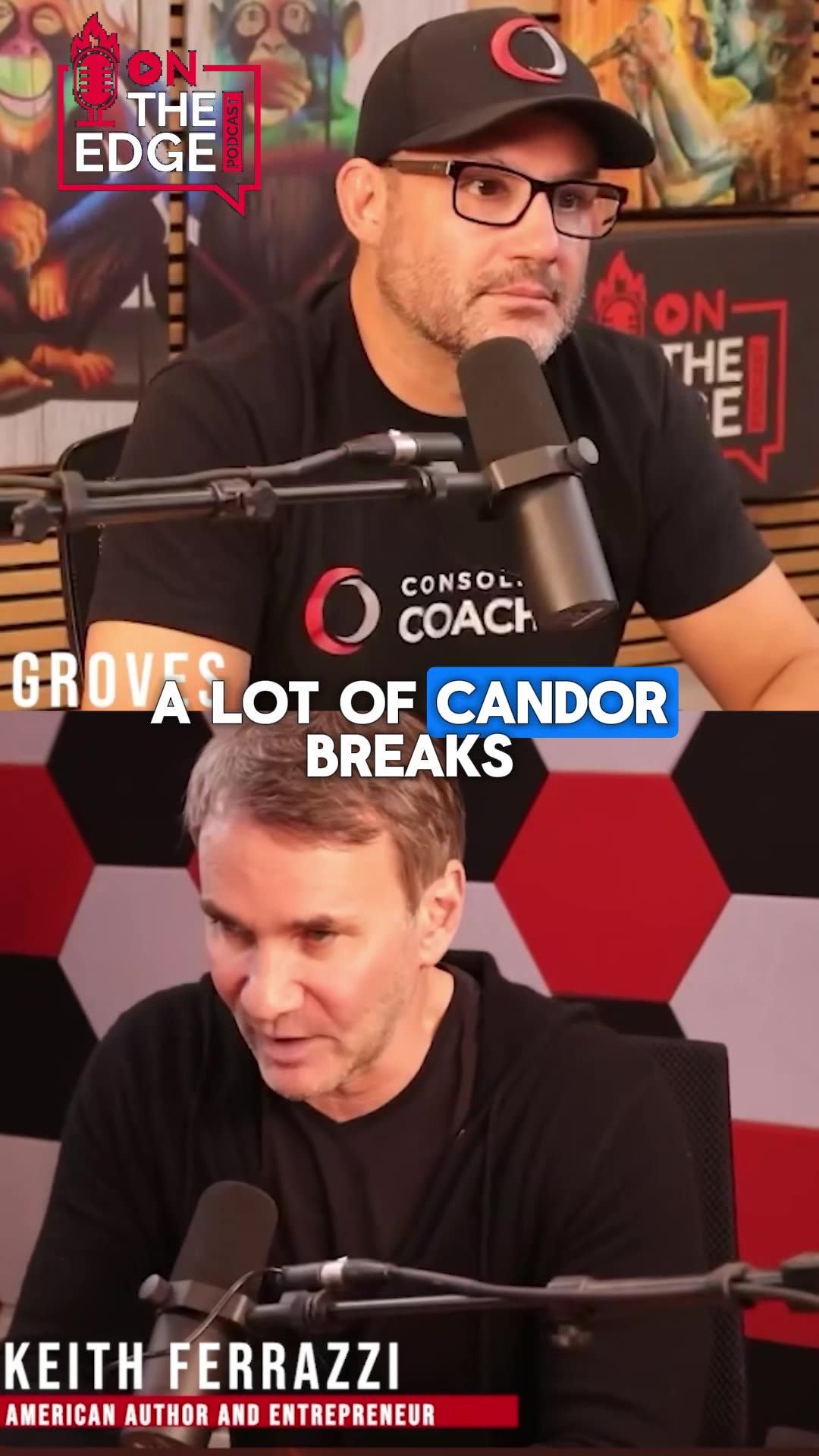 The power of the "candor break" 🎭🗣️