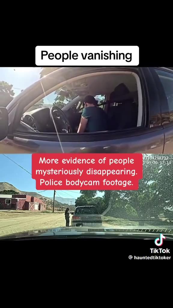 Bodycam Video Of Vanishing Person