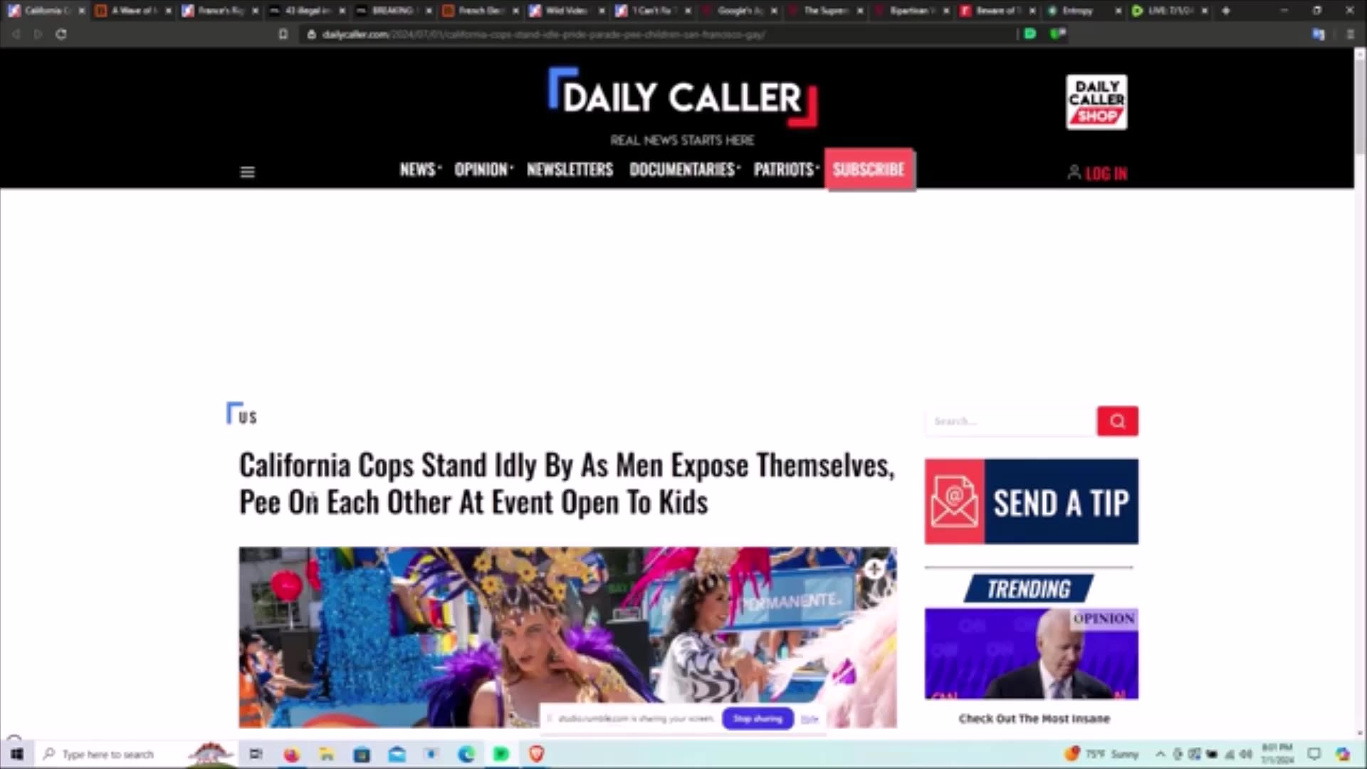 PRIDE: Journalists Get Scarred For Life By Degenerate Animals Bathing ...