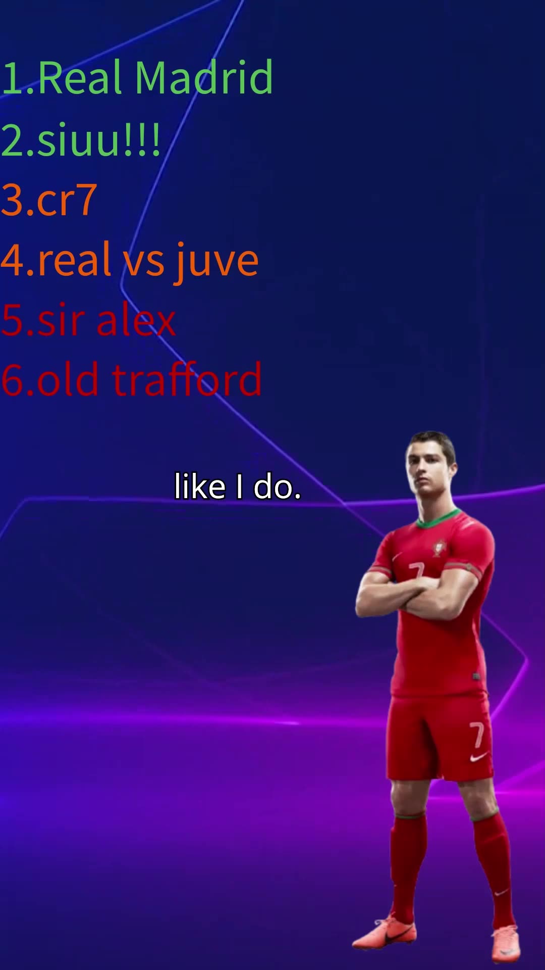 Trivia game with the goat CR7 Siiiuuu!!!