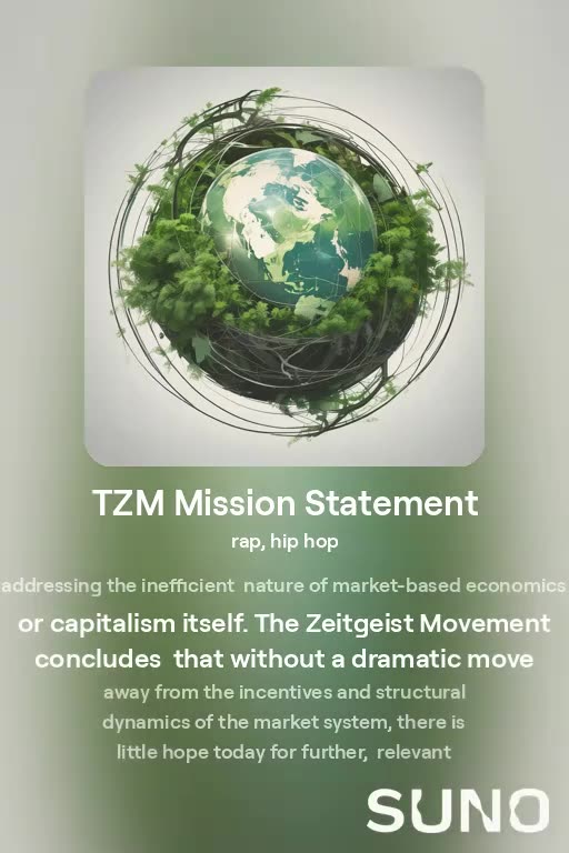 the zeitgeist movement Mission Statement song - version 6