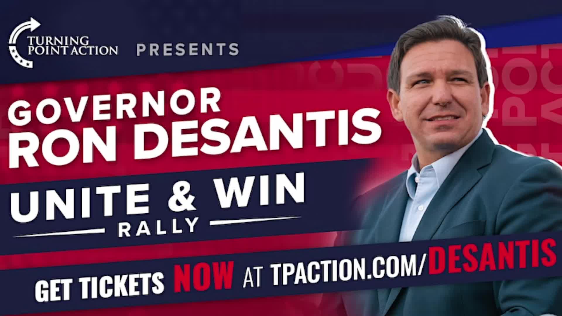 🇺🇸 Unite & Win Rally · Gov. Ron DeSantis, Benny Johnson, JD Vance in ...