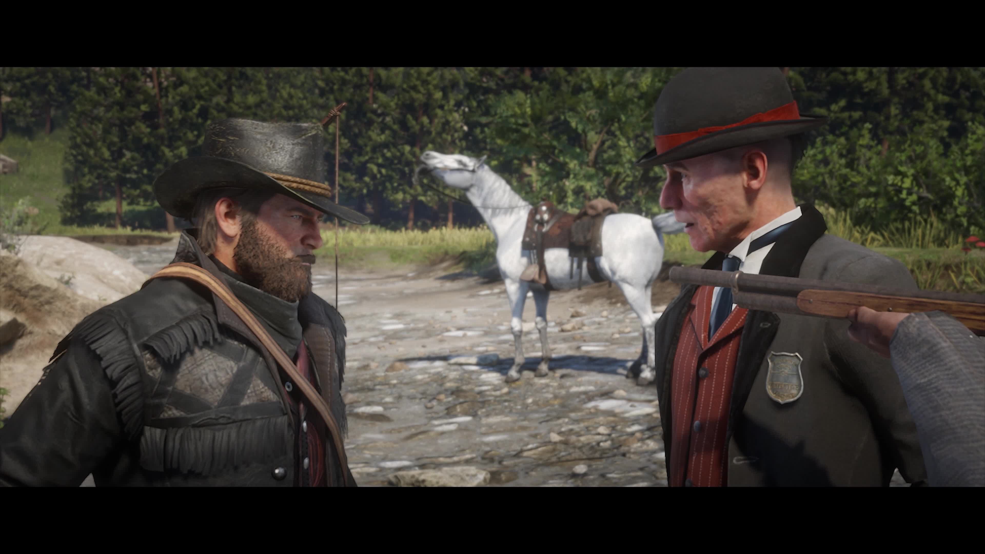 start and end of every characters RDR2