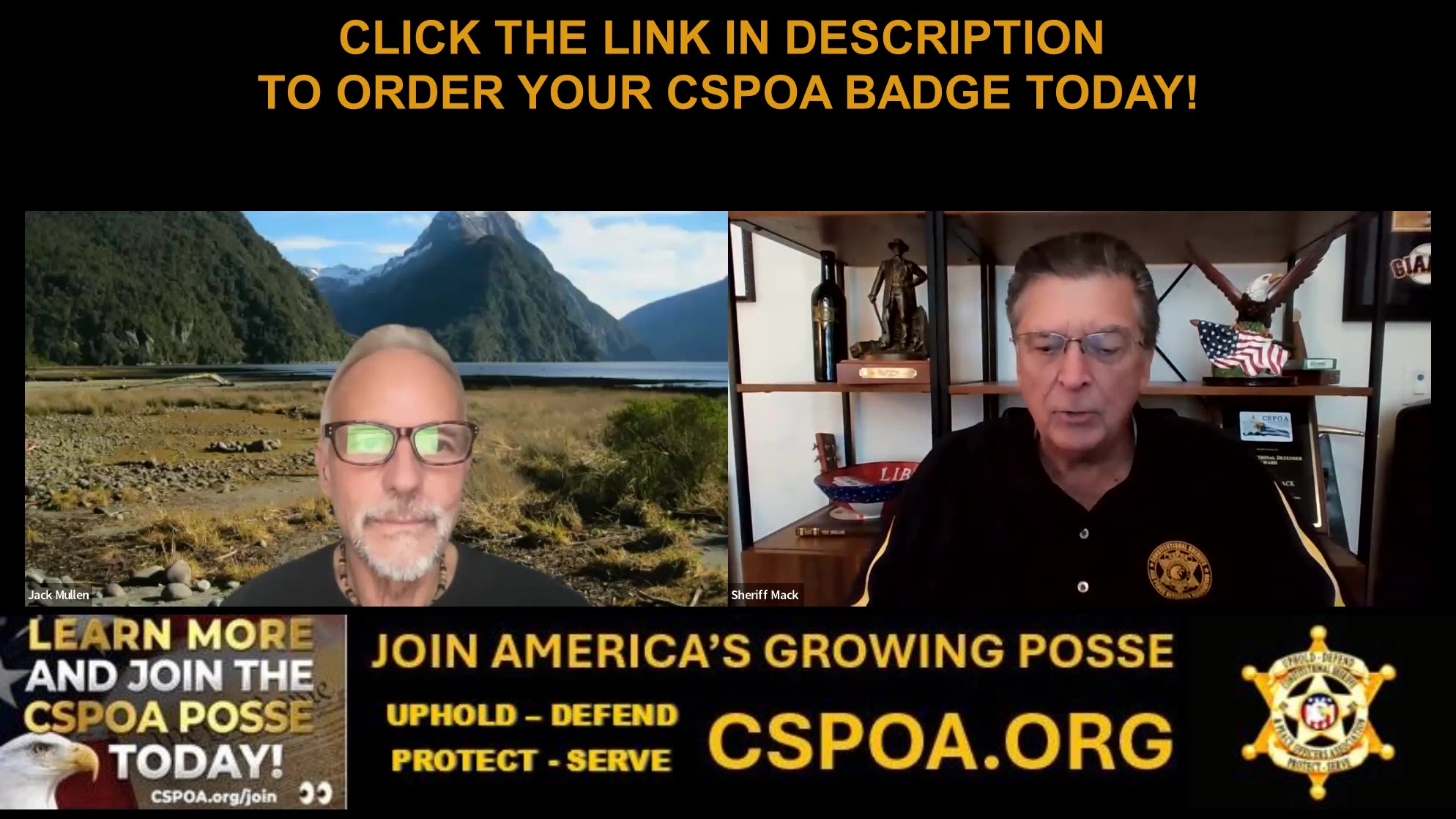 Folks, You Can Have A Badge, and It's Not Illegal! Join the CSPOA Posse ...