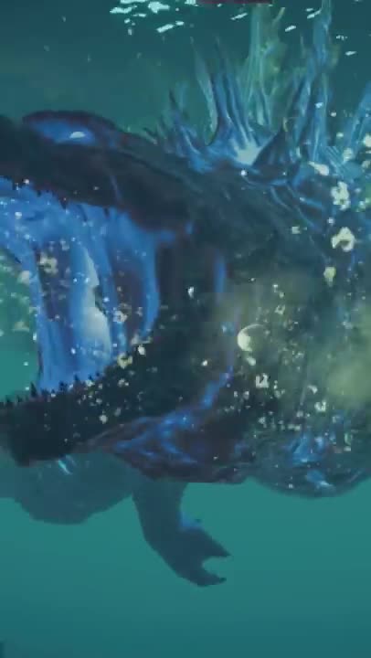 GODZILLA EATS MASSIVE TURTLE WHOLE!!!