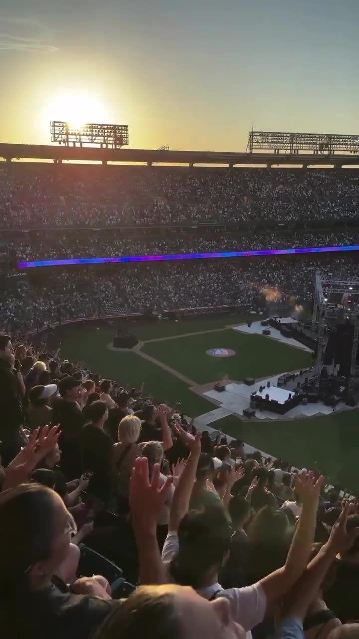 50,000 Christians gathered at Angel Stadium to praise and celebrate Jesus.