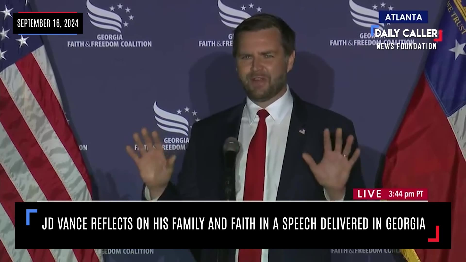 JD Vance Highlights His Family And Faith Experiences During His Address ...
