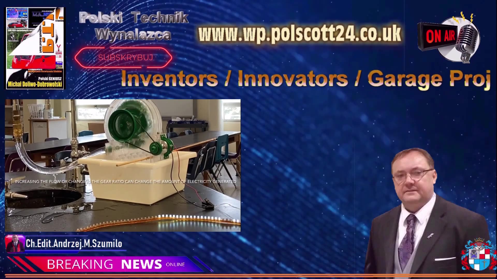 Free Energy HMPP / Hydro Micro Power Plant Prototype / Układ zamknięty ...