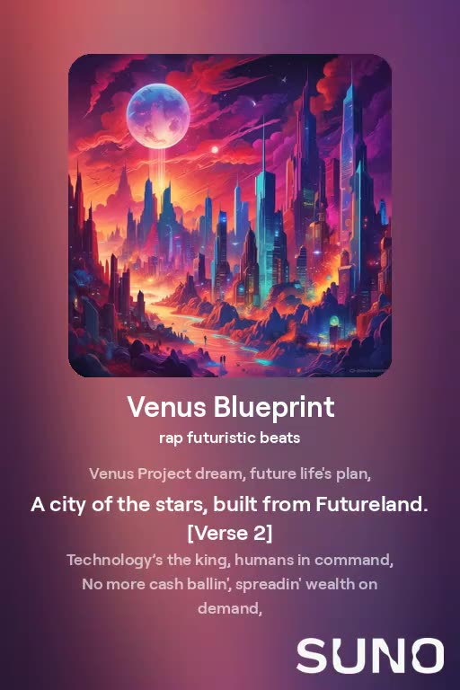 Venus Project Blueprint (ai song)
