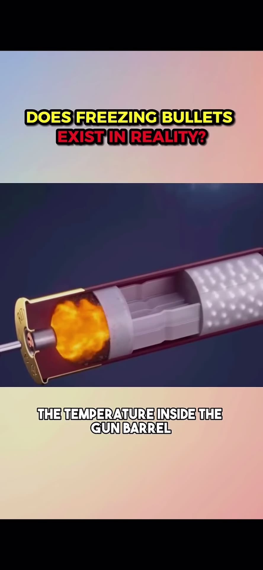 Does freezing bullets exist in reality?