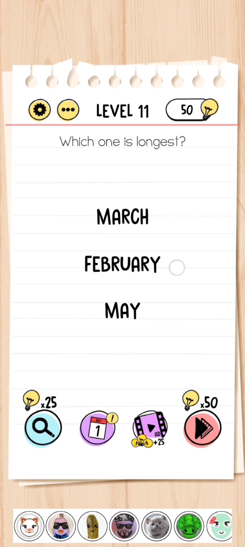 Which one is longest? Brain test level 11
