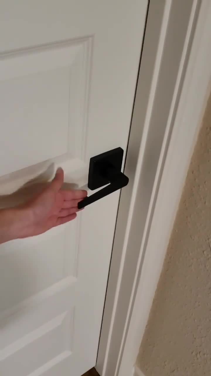 I recently installed these Push Pull Rotate door locks