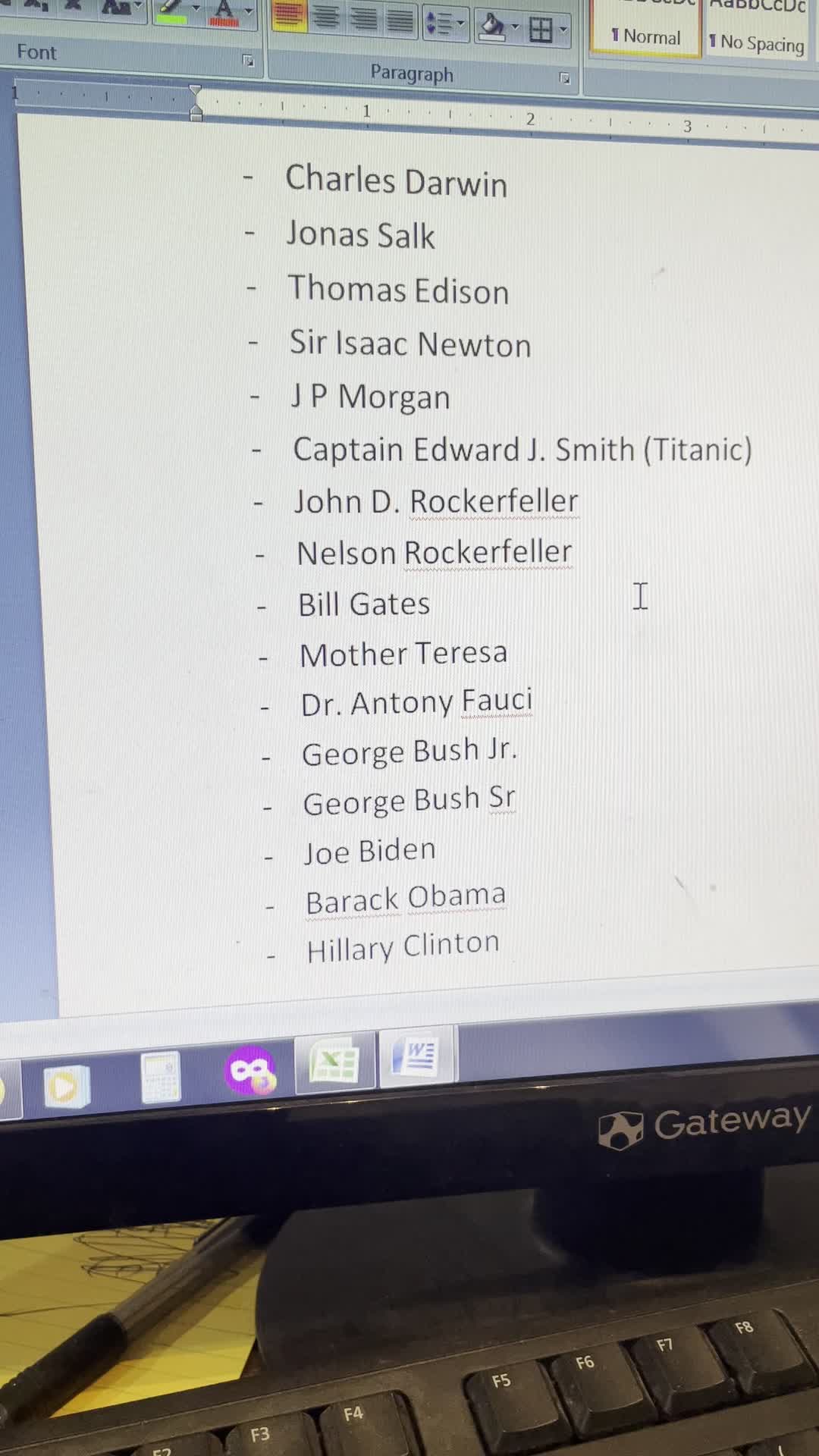 What do all these names have in common?