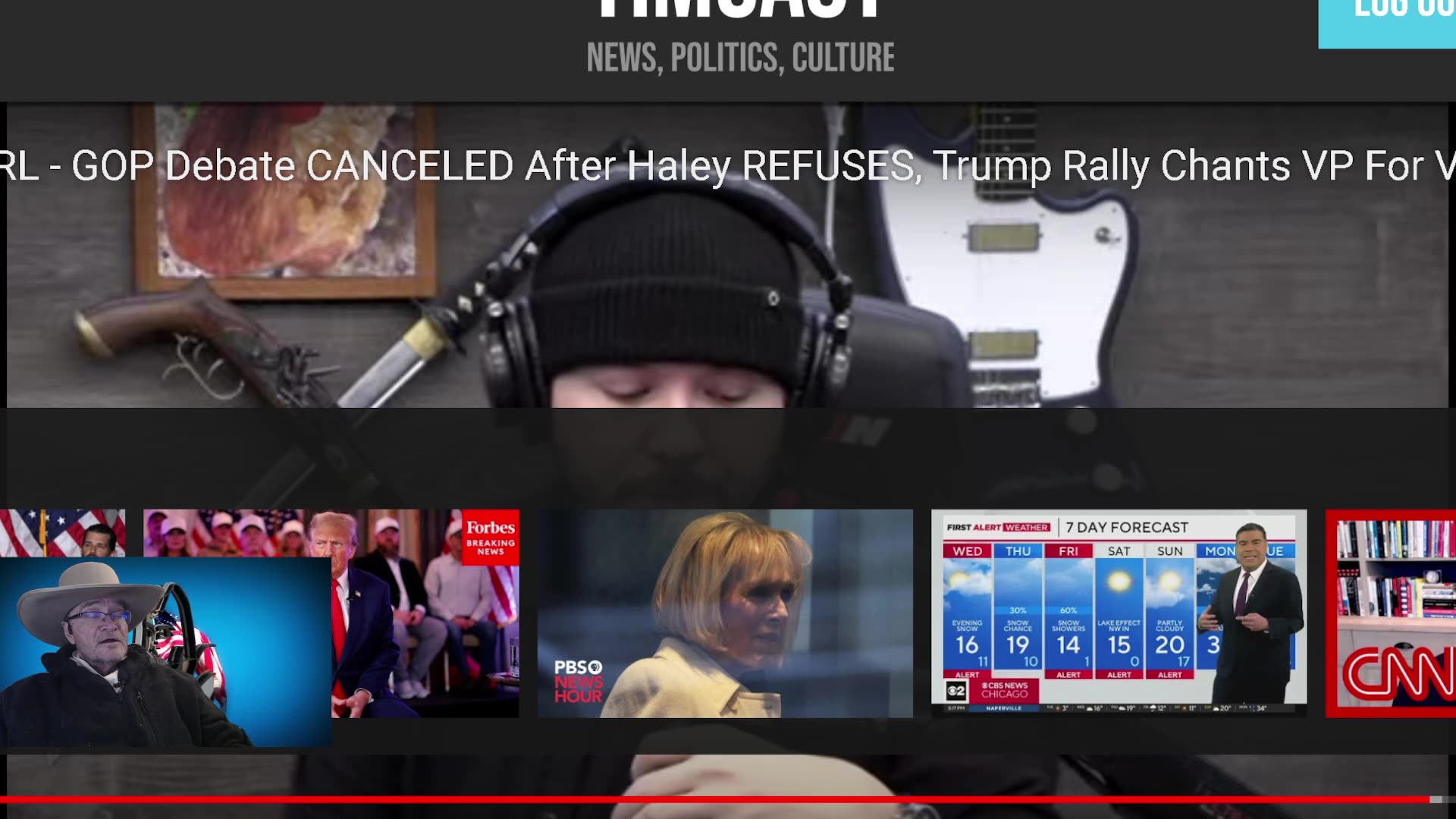 Ep. 955 It's Time For Tuesday's "All Hat, No Cattle Timcast IRL Watch ...