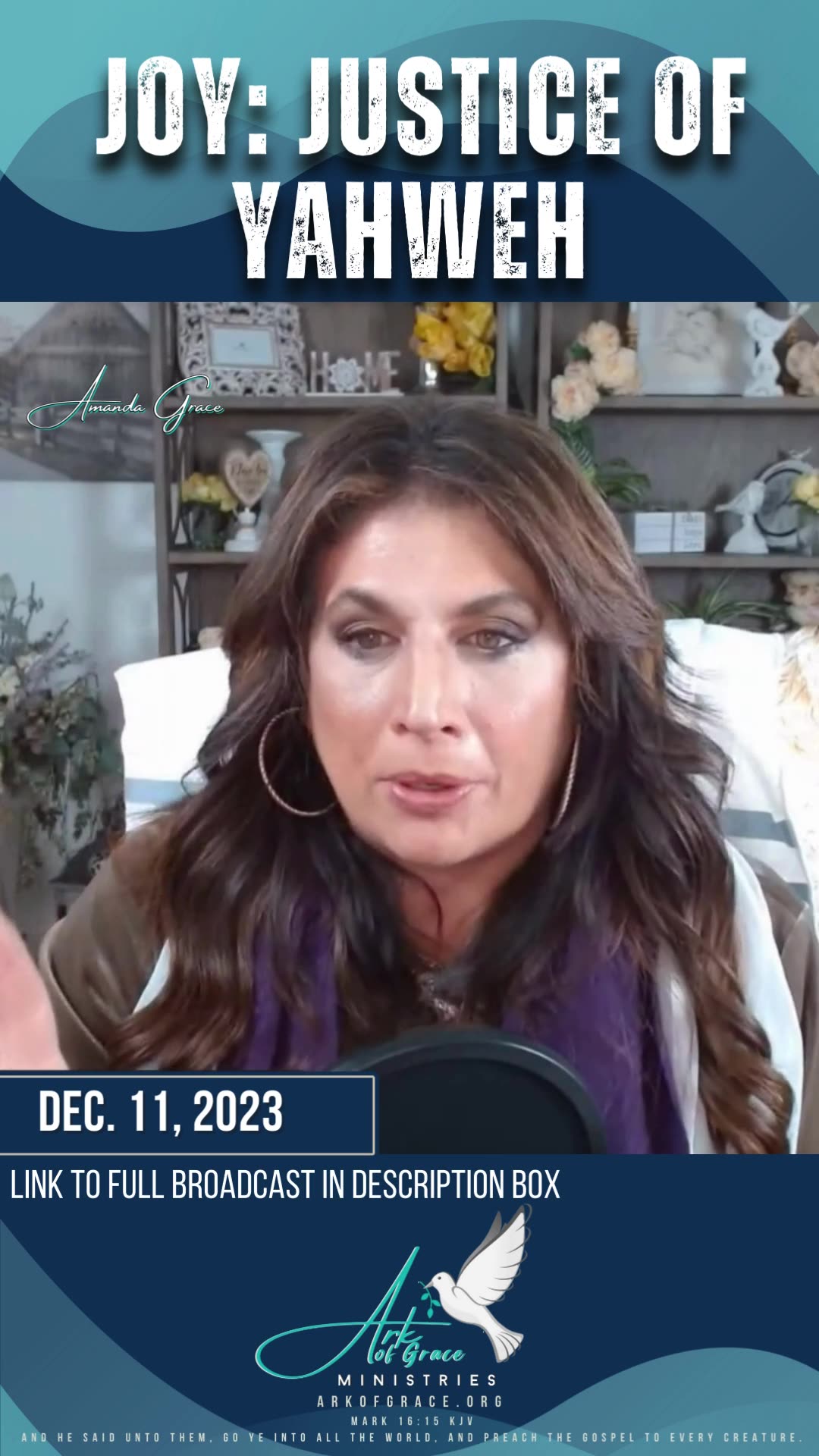 JOY: Justice of Yahweh