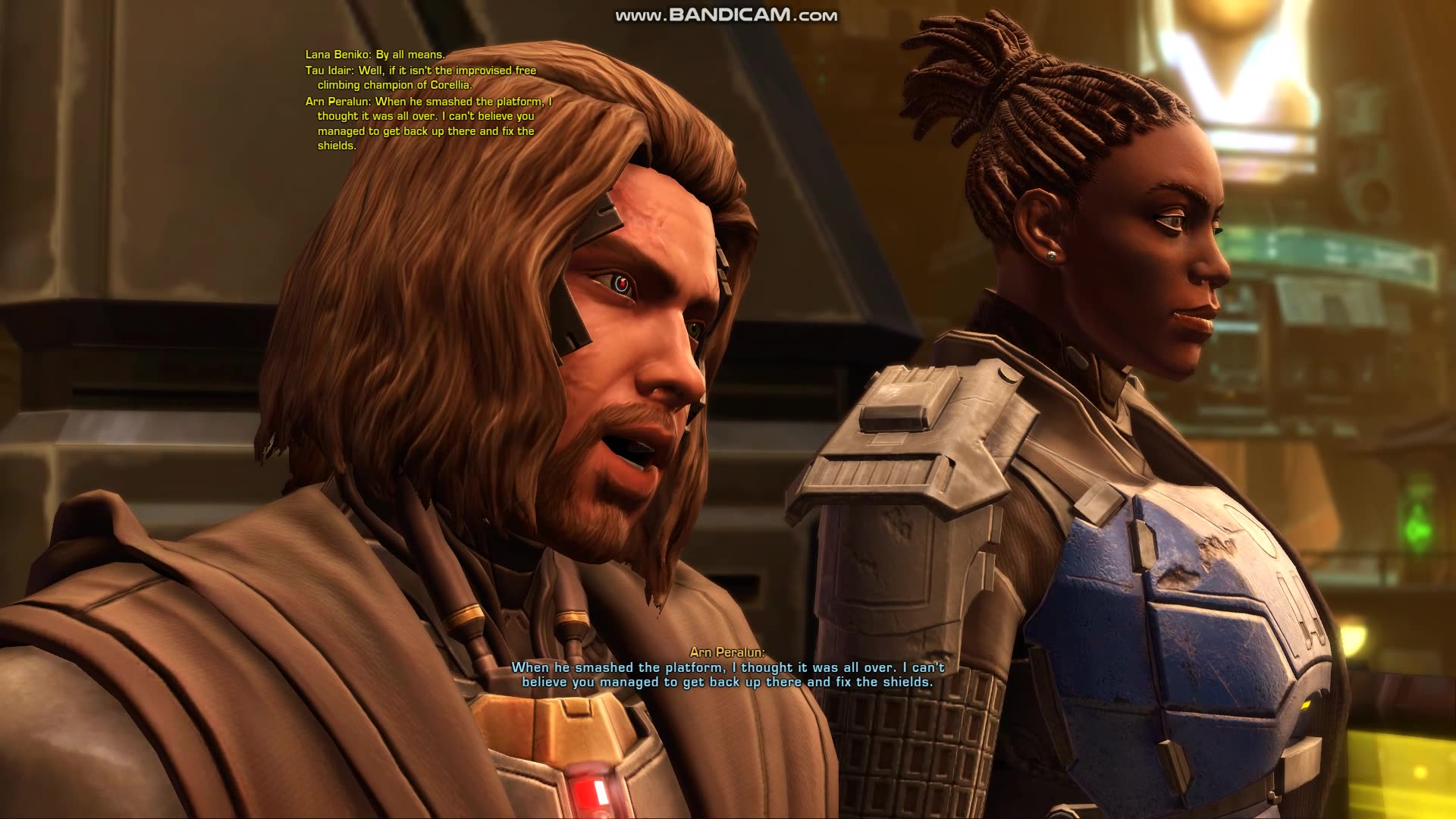 SWTOR Kira and Lord Scourge Reunion