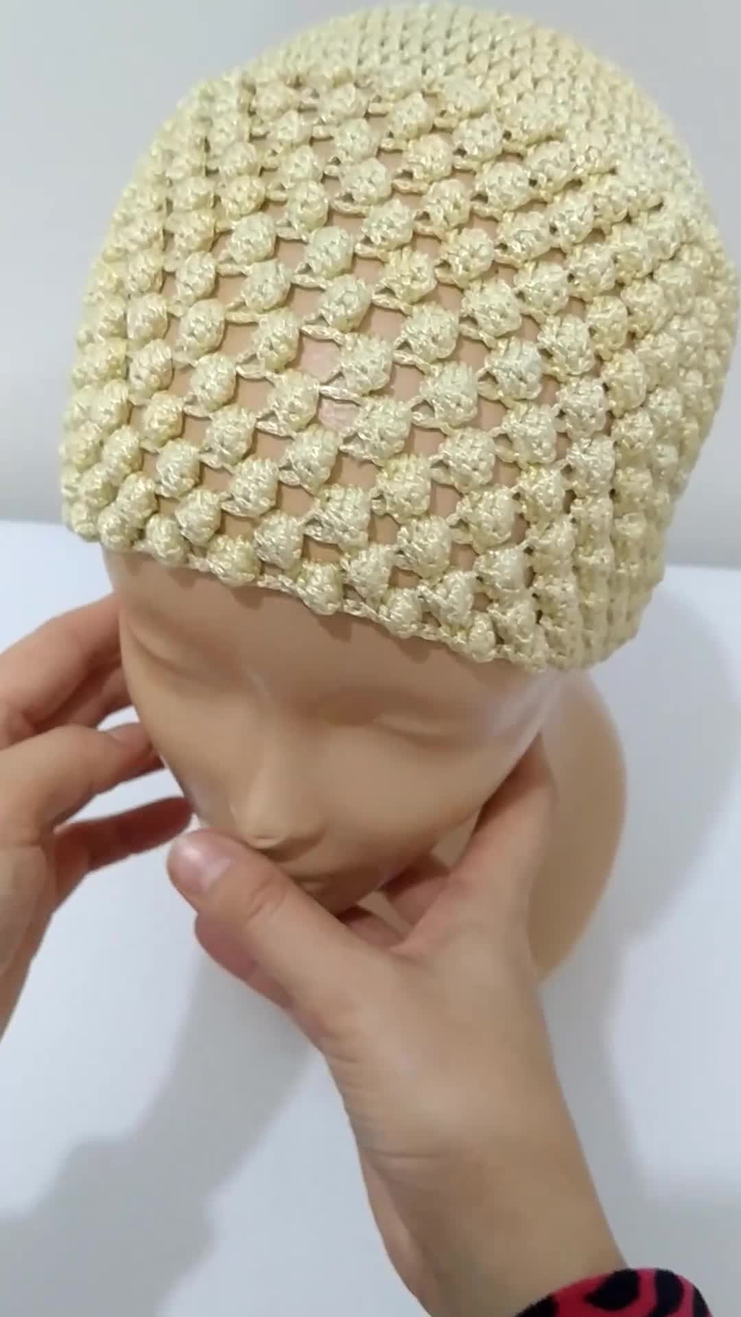A Crochet Pop Corn Hat