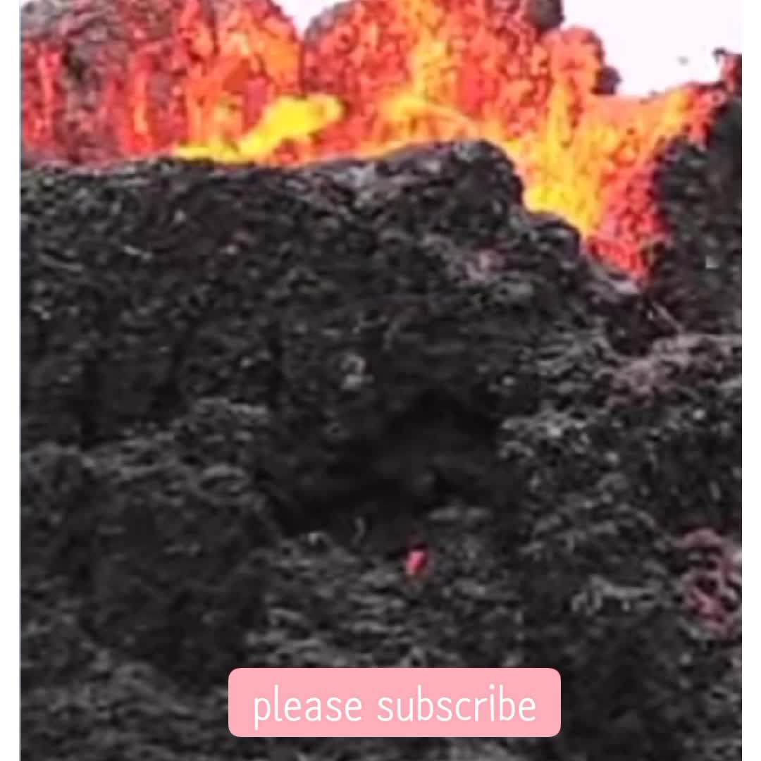 volcano erupts volcanic crater