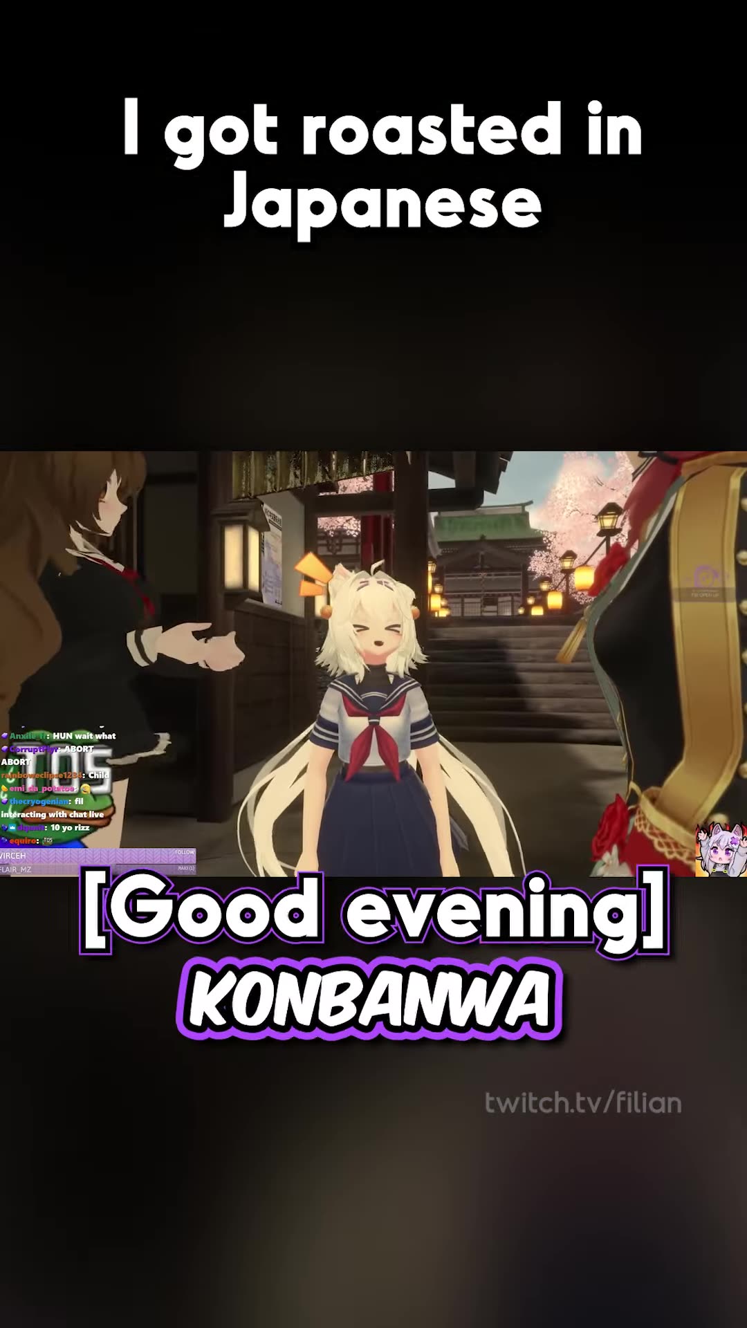 What do Japanese people think about Filian?