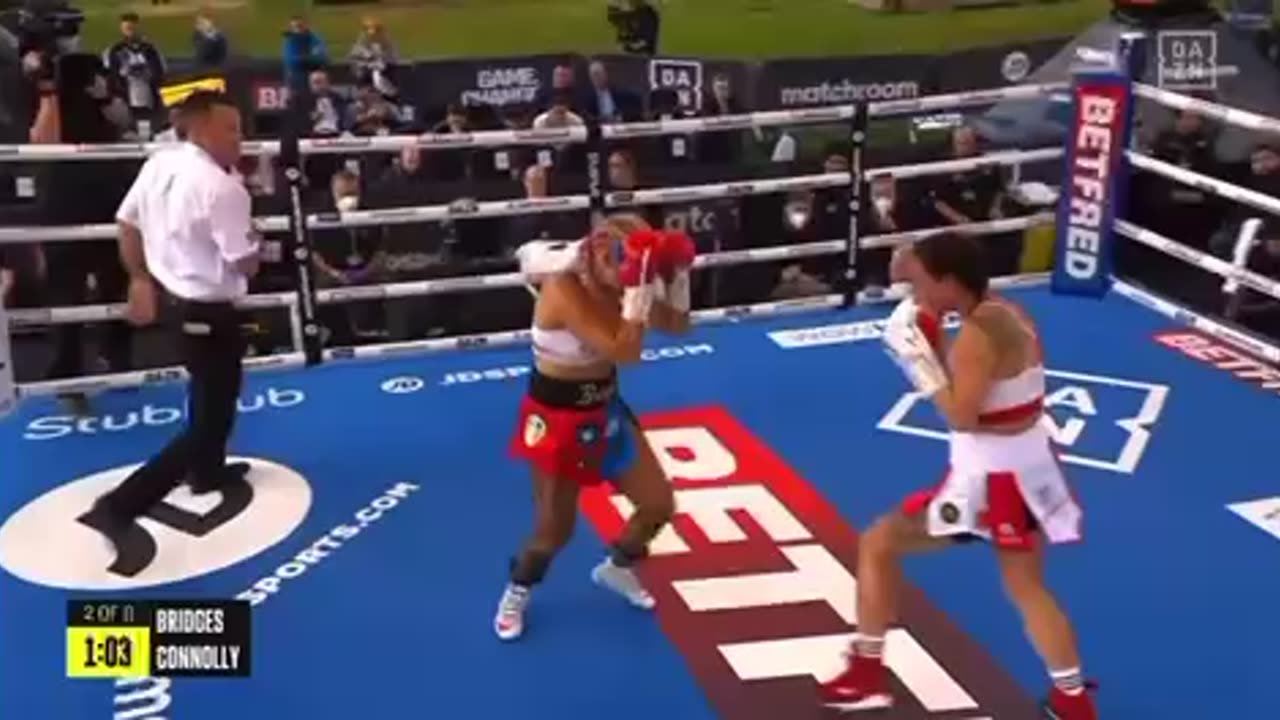Ebanie Bridges Vs Bec Connolly Highlights (A Great Knockout)
