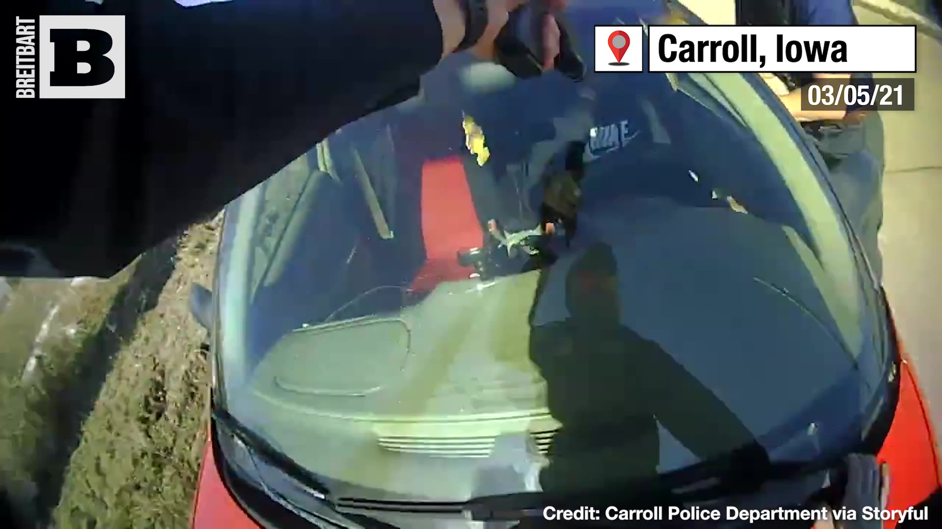 WOW! Officer Clings to Car Hood to Prevent Escaping Suspect in Incident ...