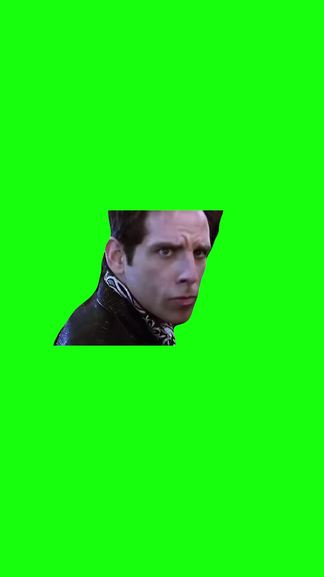 The Zoolander Stare Green Screen