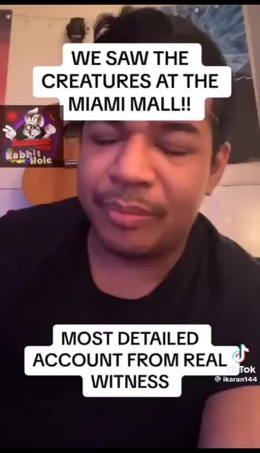 Man describes seeing Ten-foot Tall Creatures at Miami Mall as ...