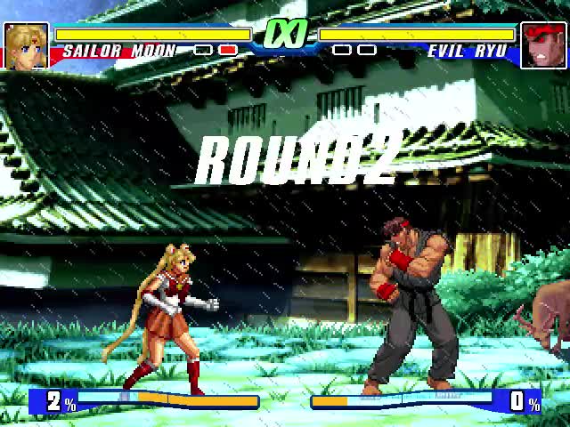 Sailor Moon (Me) vs Evil Ryu