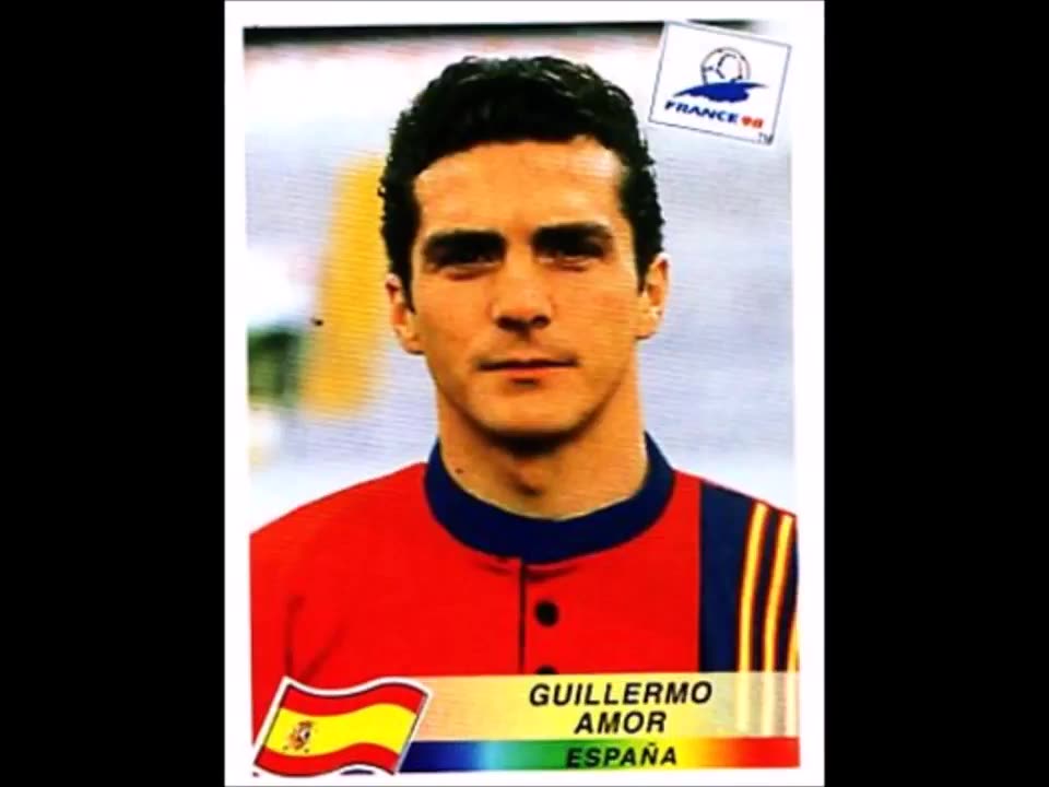 PANINI STICKERS SPAIN TEAM WORLD CUP 1998