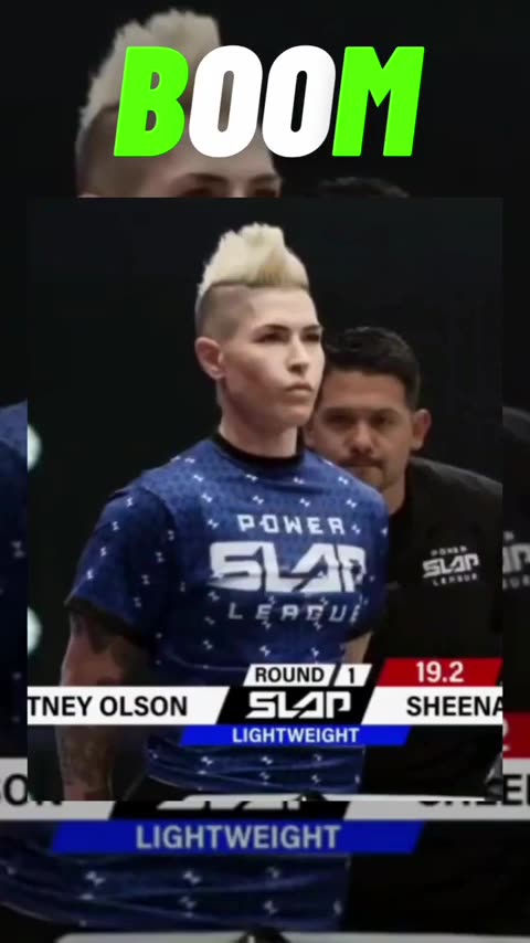 Female Wild KO, Sheena's Brutal Slap vs Kortney Olson in Power Slap