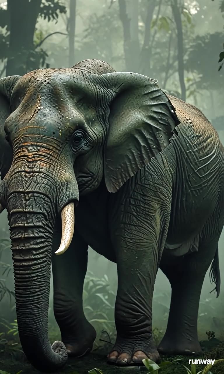 Beautiful _elephant_in_forest