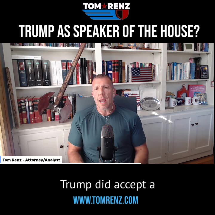 Trump as Speaker of the House? - The Tom Renz Show