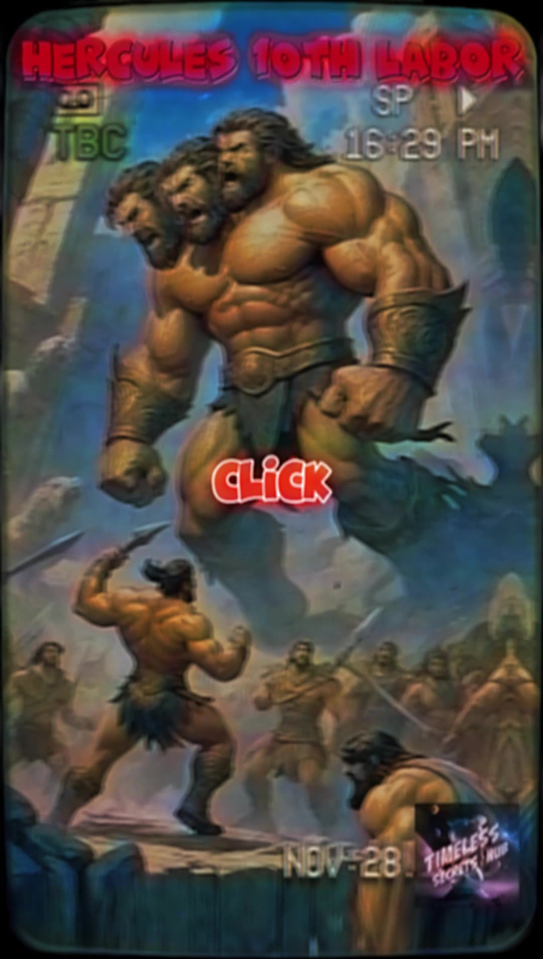 Hercules Stole Red Cattle From a 3-Headed Monster? #MythologyTok # ...