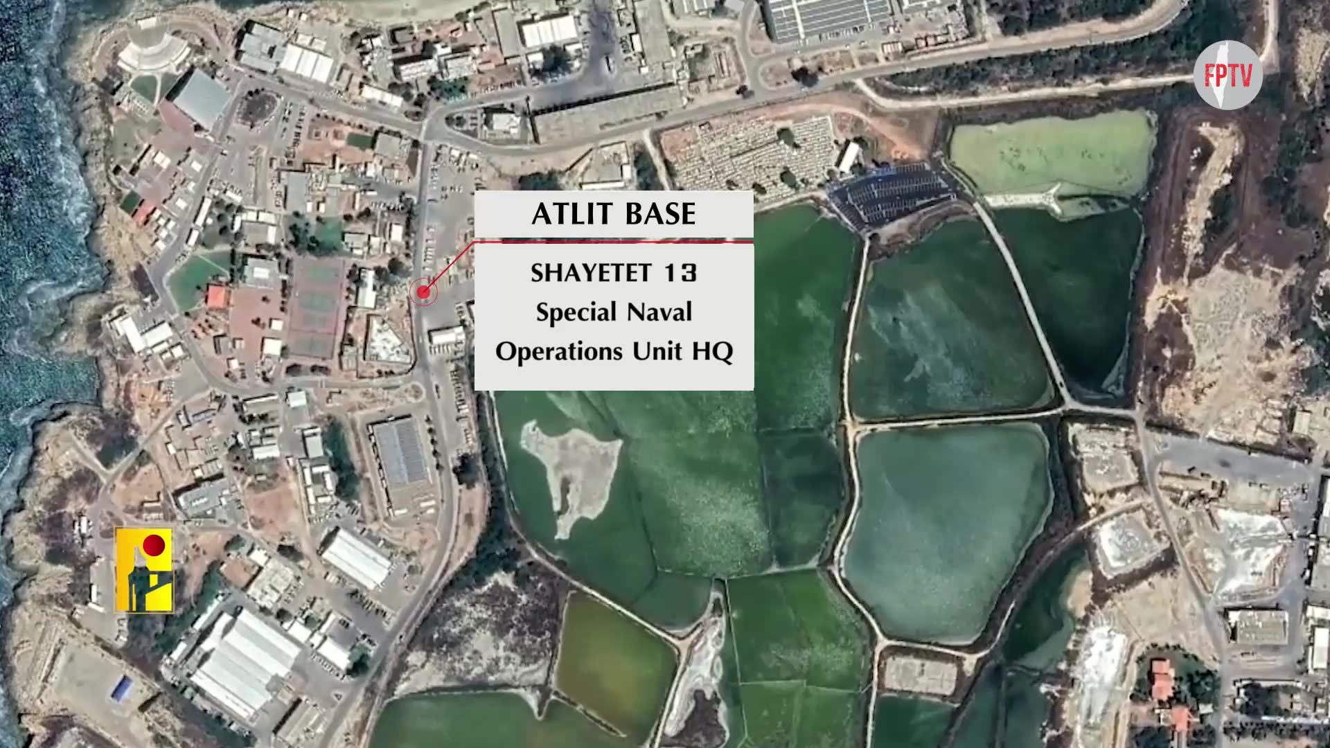 Hizbullah striking the Zionist Atlit naval base via a squadron of ...