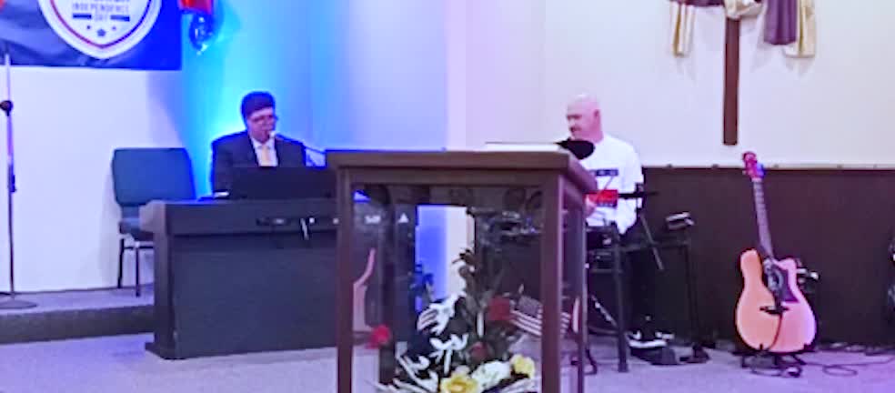 Pastor Shane Vaughn Sings "Sheltered Safe In The Arms of God" 10/17/21