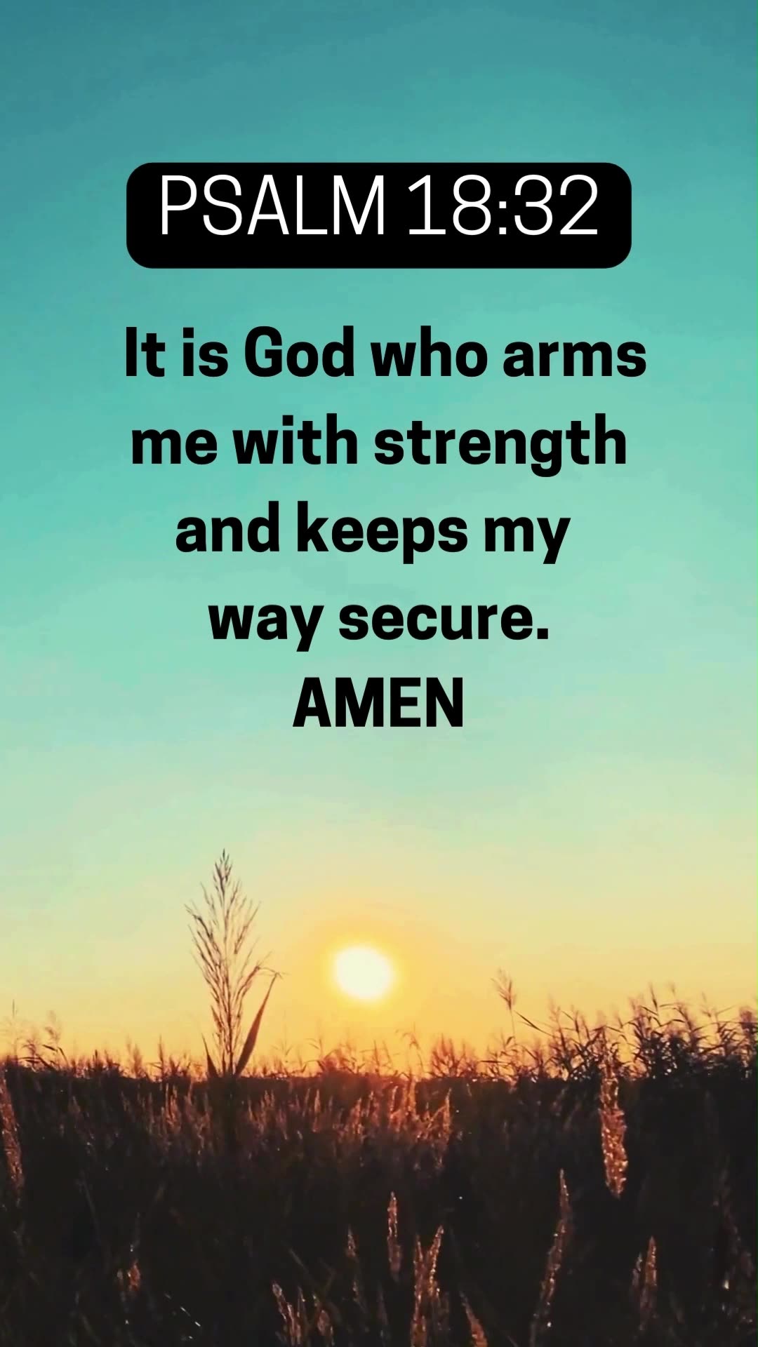 PSALM 18:32 | Powerful Daily Prayers | Bible Verses