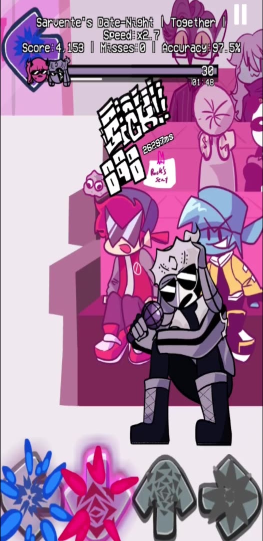 FNF Pac Funkin Together Sarvente's Date Night#Shorts