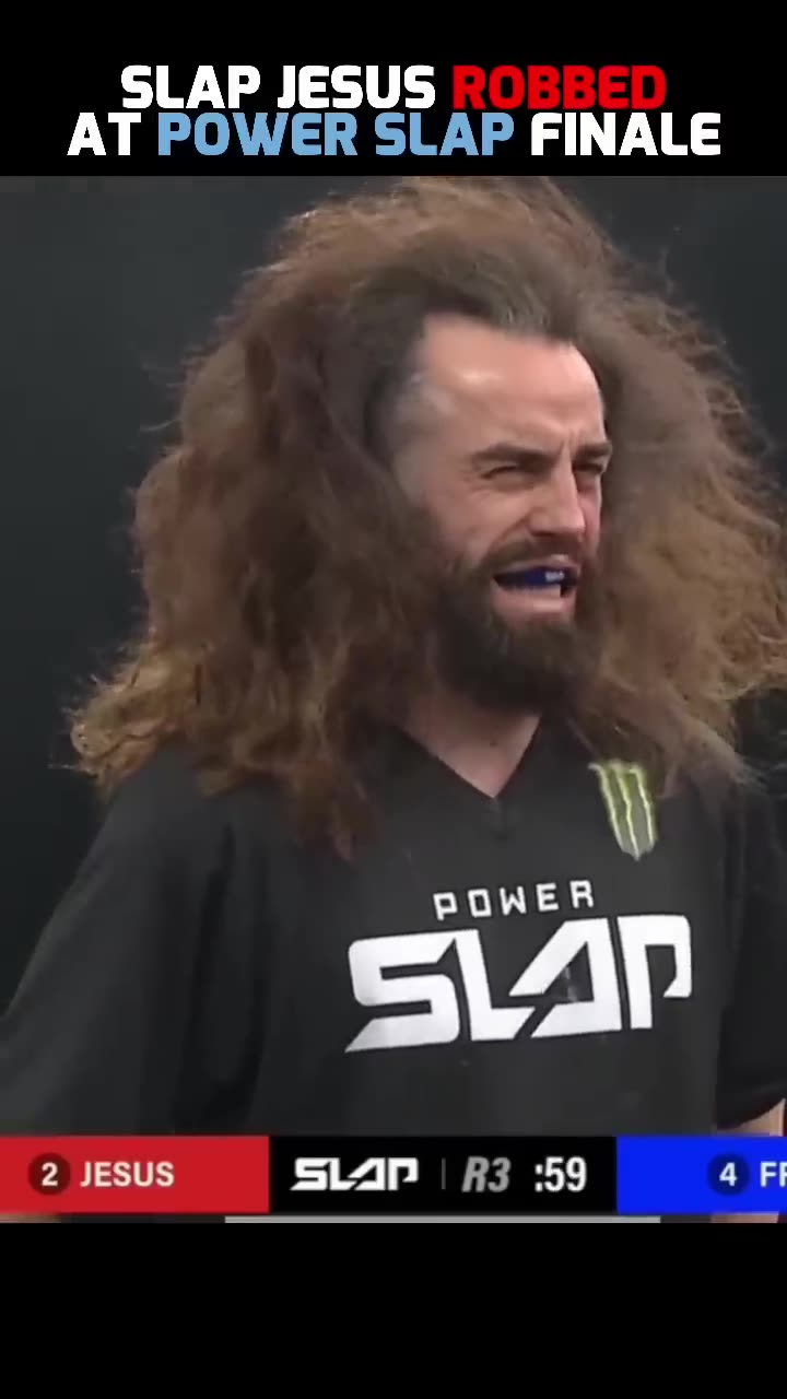 Slap Jesus ROBBED at Power Slap Finale Reaction #powerslap #powerslap1 ...