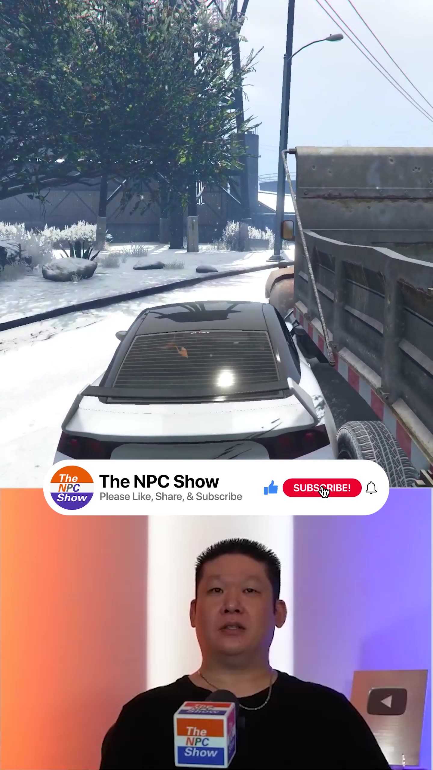 Popping Off An NPC In GTA Online Because He Didn't Check His Blind Spot
