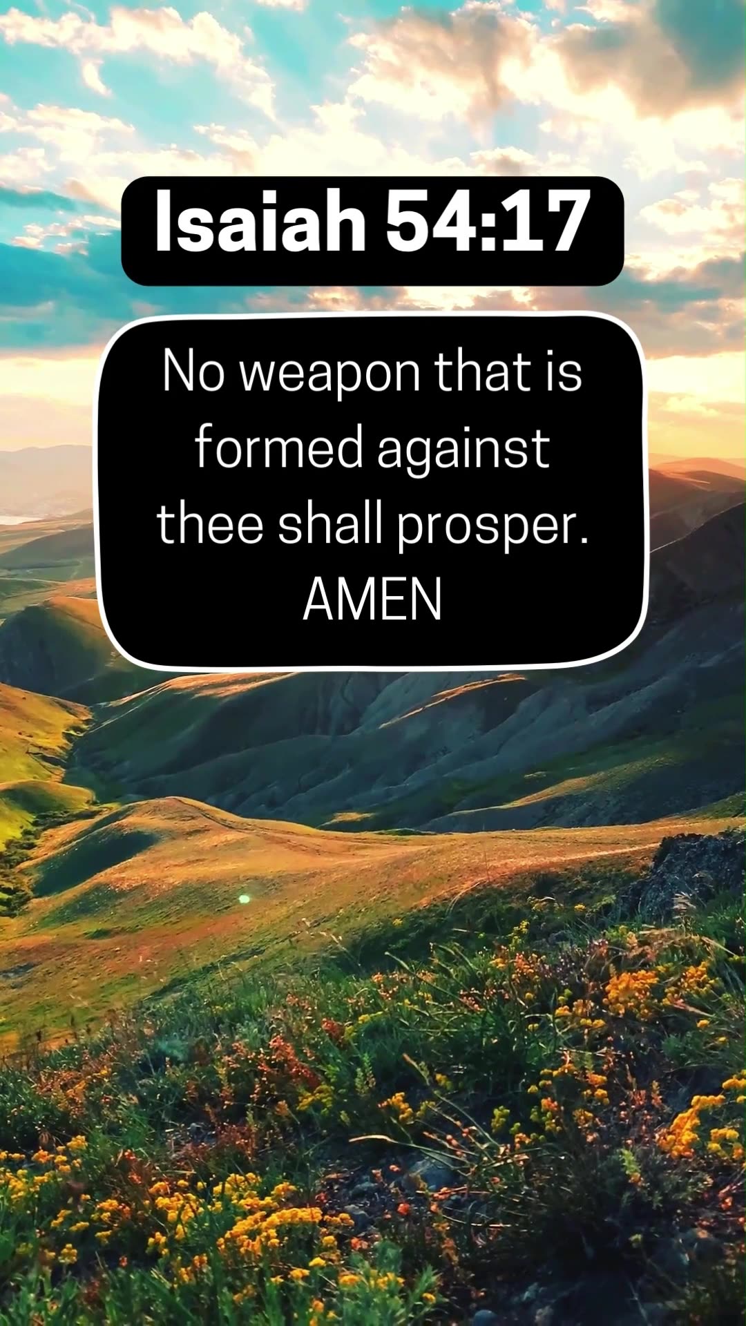 ISAIAH 54:17 | Powerful Daily Prayers | Bible Verses