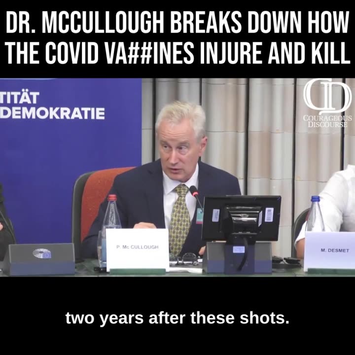 Dr. Peter McCullough, Md Breaks Down How the 🦠 💉 Injures and Ki##