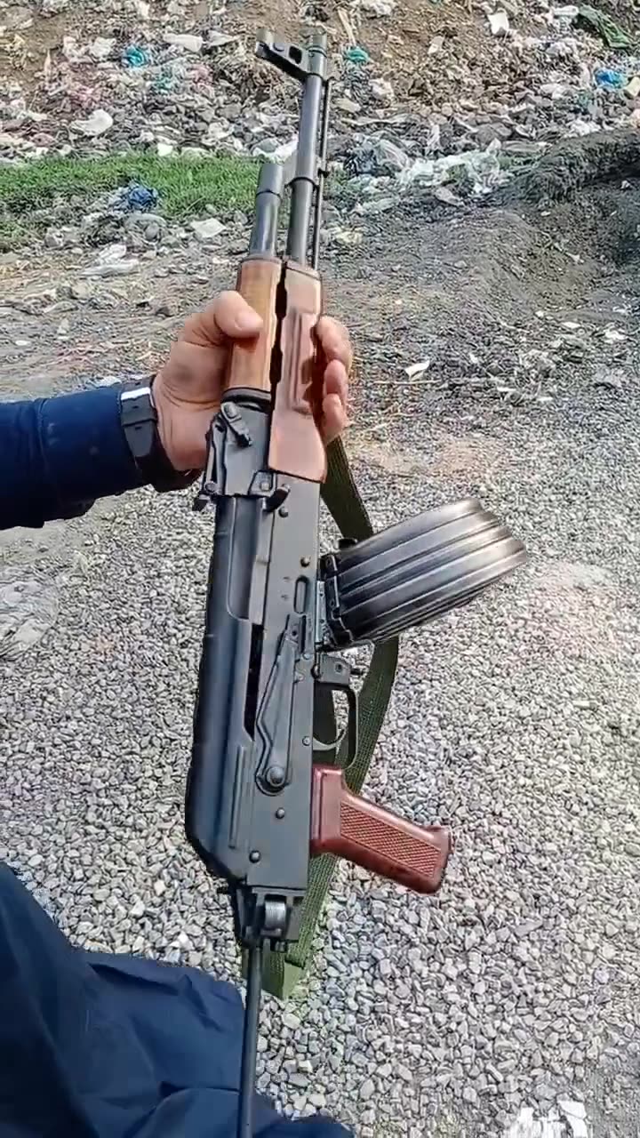 Russian Ak47 Kalashnikov 75 fully Auto Drum Magazine 🥁