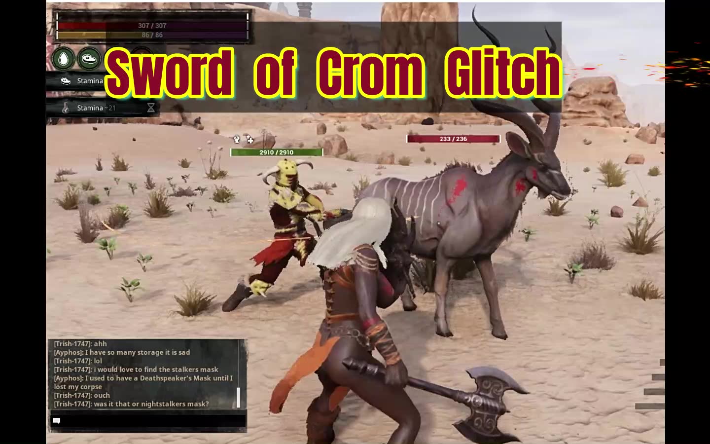 Conan Exiles Sword of Crom Glitch