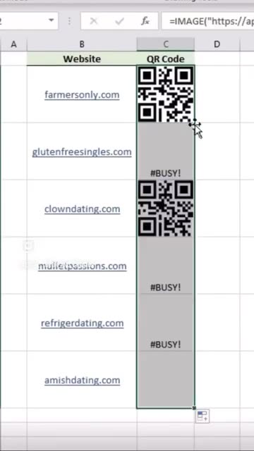 How to add QR Codes to you Excel Spreadsheet