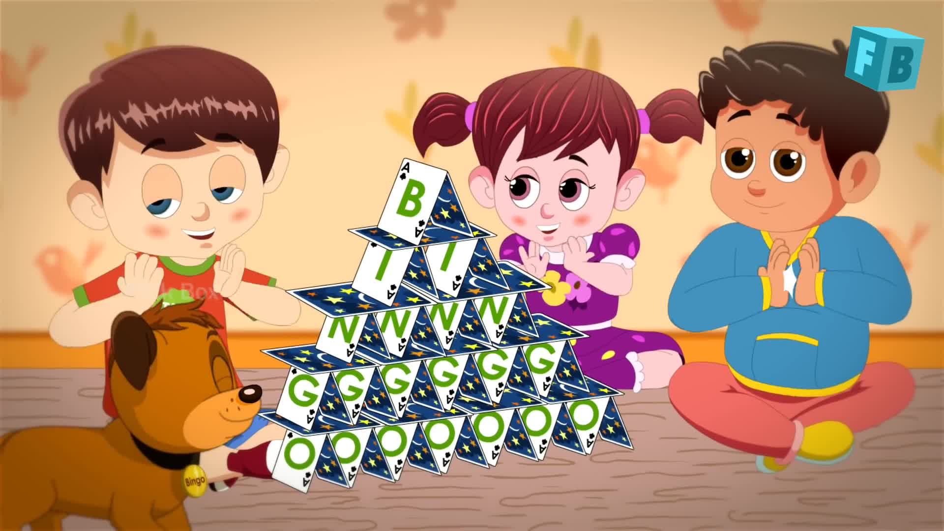 Bingo Dog Song - FlickBox Nursery Rhymes With Lyrics | Kids Songs ...