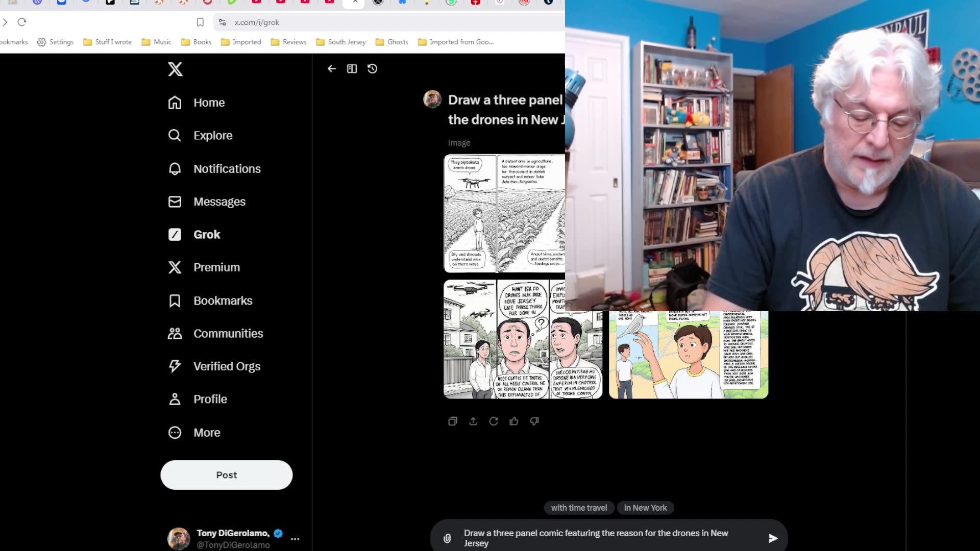 Making a Comic Strip for the Webcomic Factory on Grok