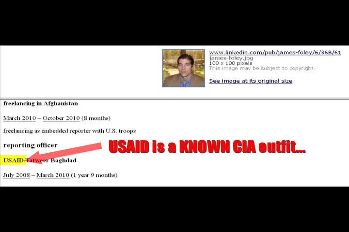 Headless James Foley - His Secret Life and the CIA