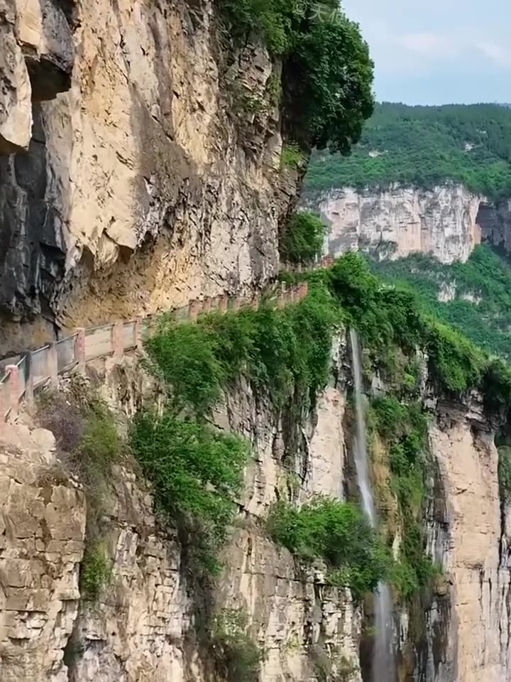 Man-Dug Aqueducts on Cliffs