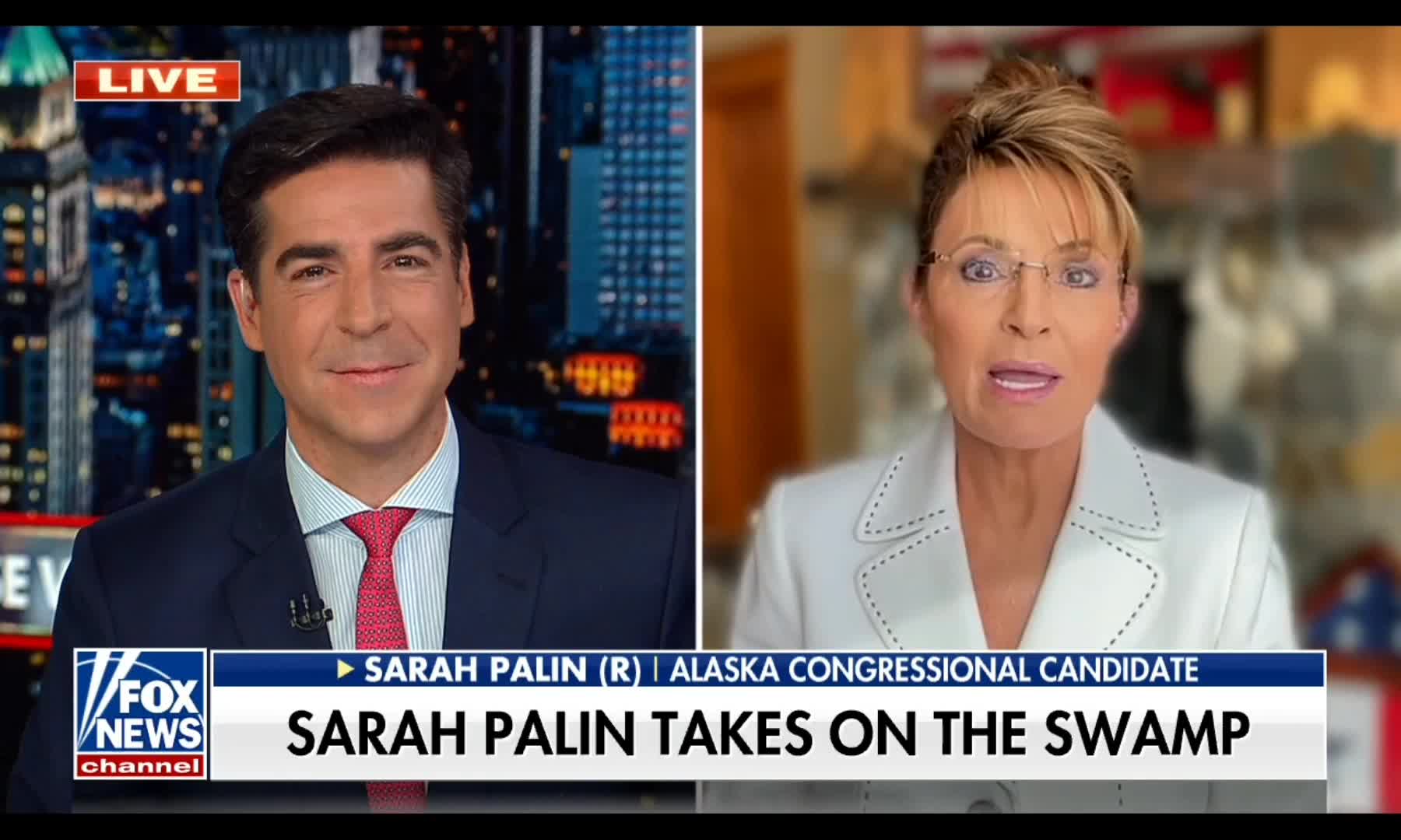 Sarah Palin Talks About Her Congressional Bid