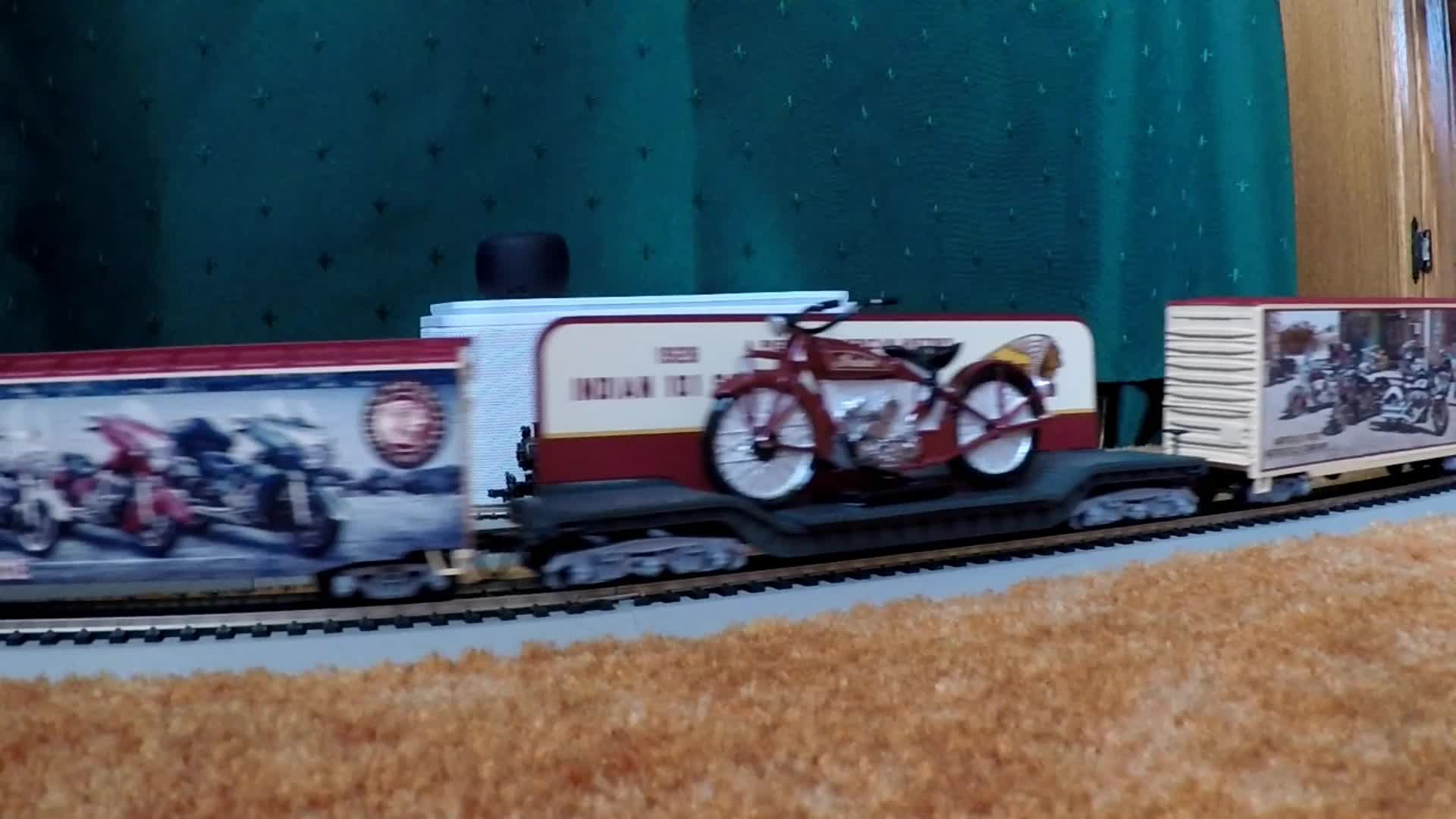 Indian Motorcycle HO Scale train set